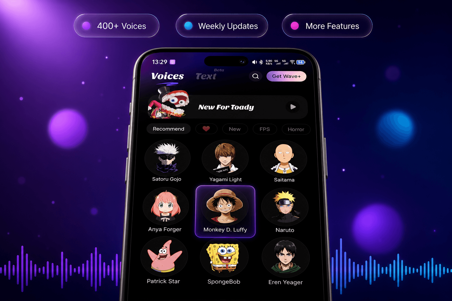 VoiceWave – Free AI Voice Changer App for iOS & Android